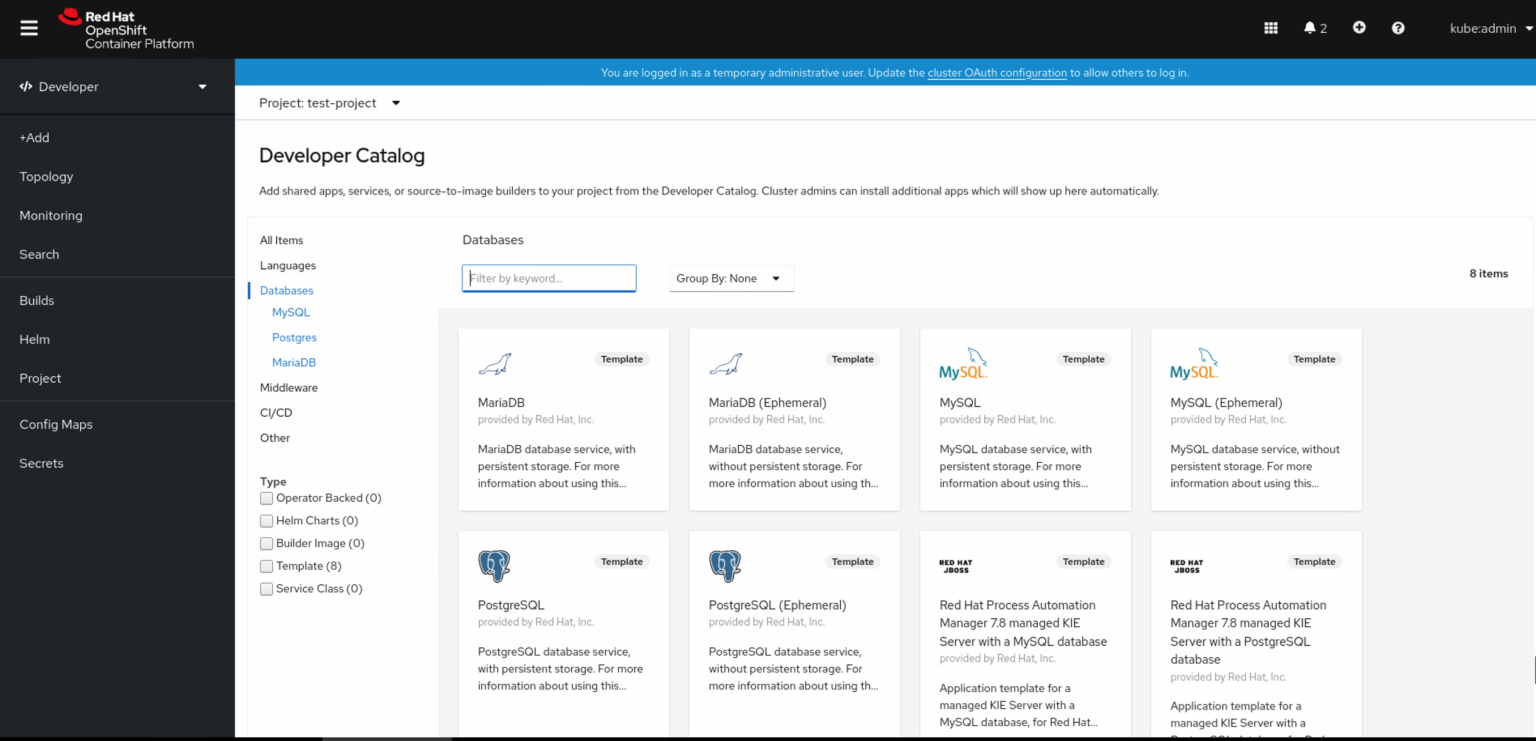 Postgresql On Openshift 4x